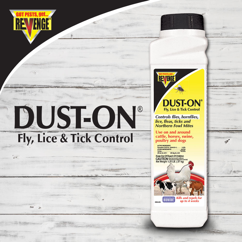 Bonide REVENGE® Dust On® Fly & Lice Control Dust - Mt. Sinai, NY ...