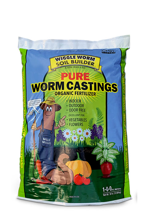 UNCO Wiggle Worm Soil Builder Pure Worm Castings Organic Fertilizer ...